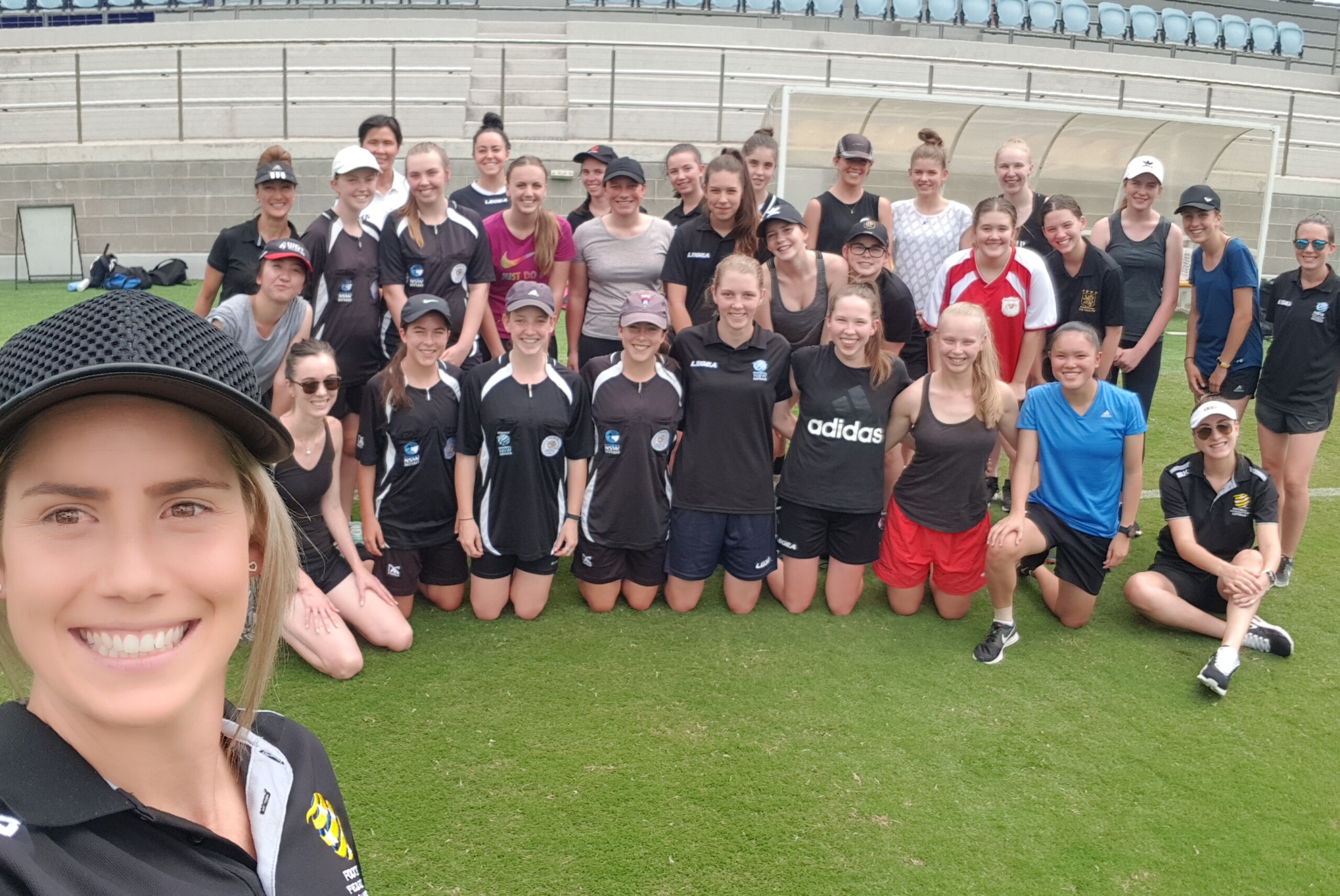 Aspiring young female referees put through their paces - Football NSW