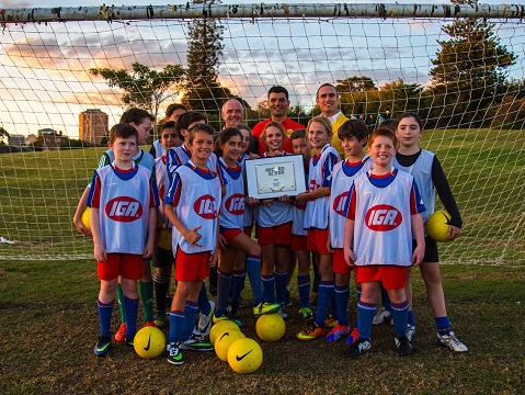 IGA Future Soccer Stars set new world record - Football NSW