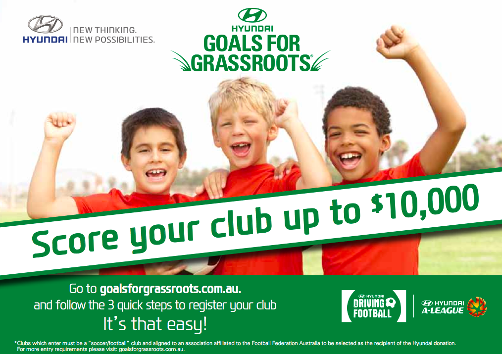 Hyundai Goals for Grassroots: Score your club up to $10,000 Apply Now ...