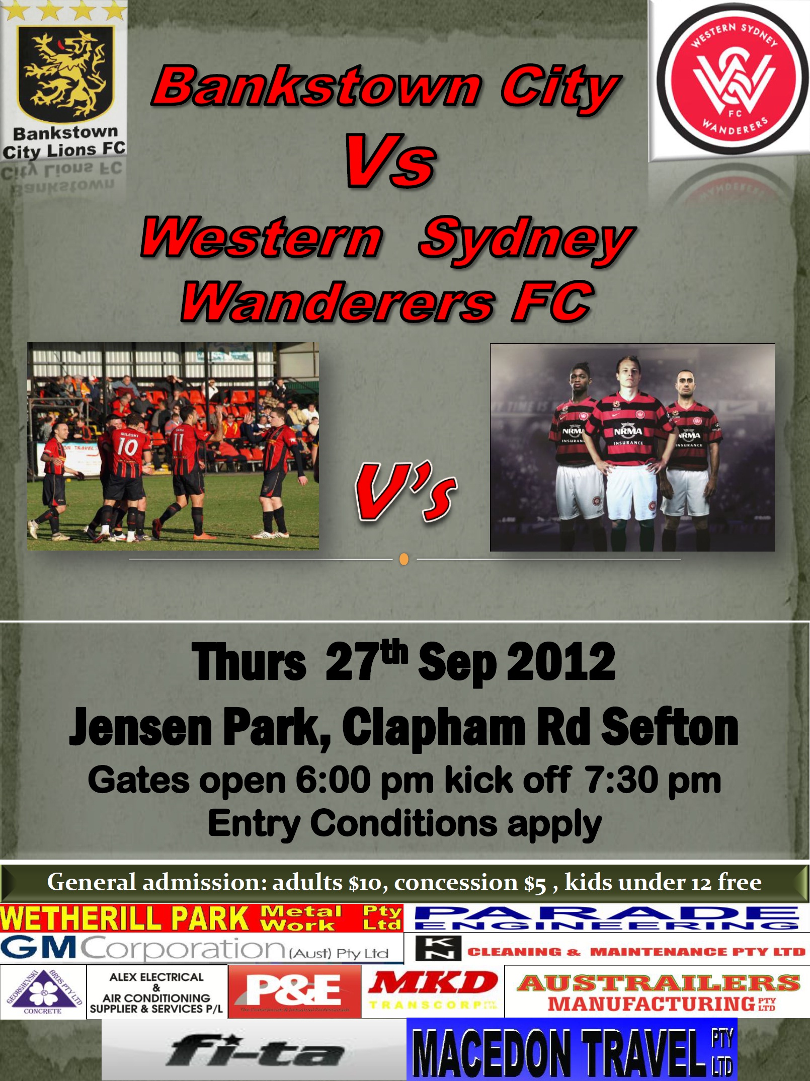 Western Sydney Wanderers ready to take on Bankstown City Lions ...