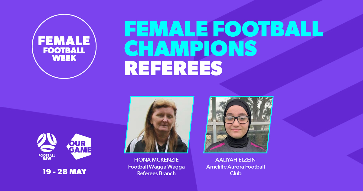 Female Football Champions: Referees - Football NSW